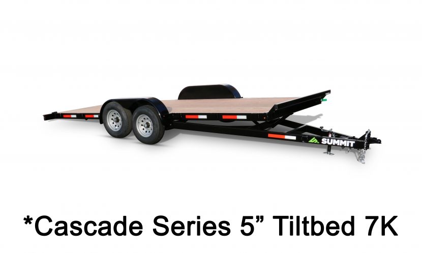 Cascade Series 5" Tiltbeds 7K - Summit Trailer Manufacturing