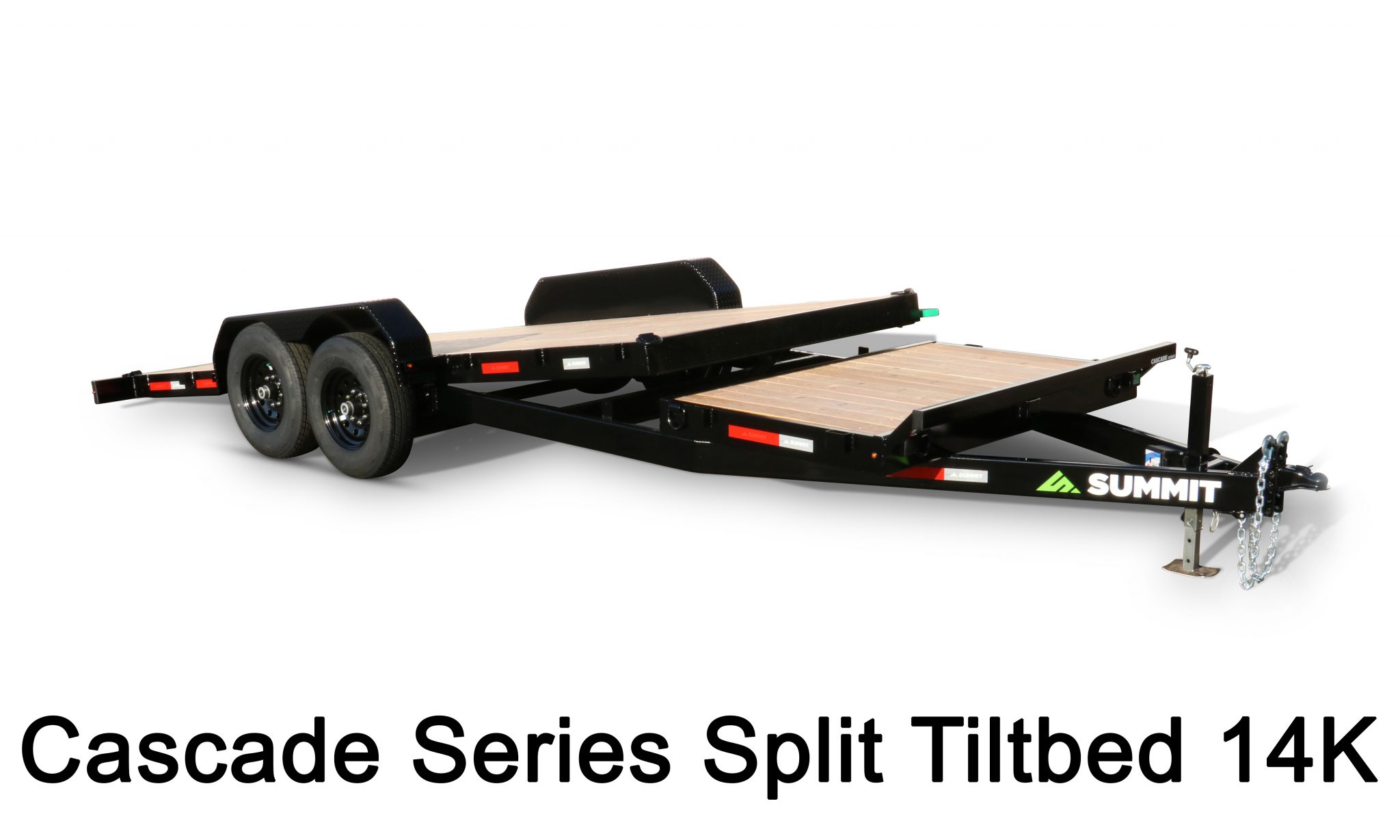 Cascade Series 6" Split Tiltbed 14K - Summit Trailer Manufacturing